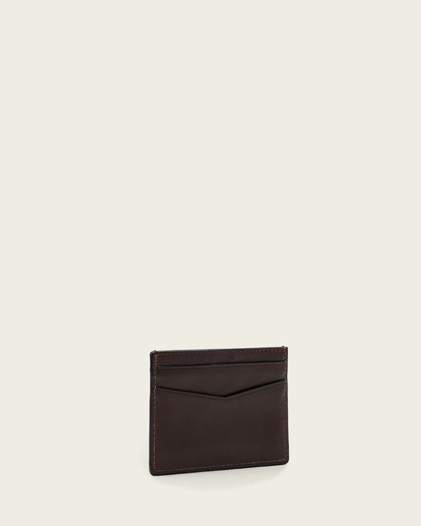 Delph Leather Cardholder Bitter Brown | ALLSAINTS